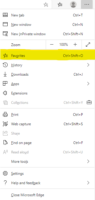 Sort favorites in Microsoft Edge - Microsoft Q&A