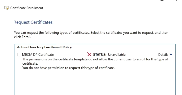 Sccm Pxe Boot Error Error Code0xc0000098 With No Client Cert Microsoft Qanda