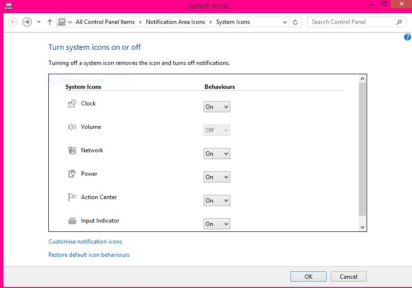 Volume/sound icon is missing from taskbar and cannot be added ...