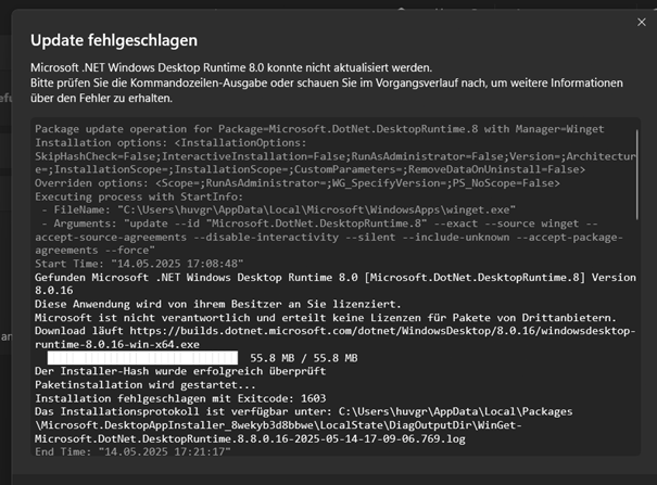 Microsoft .NET Windows Desktop Runtime 8.0 - Microsoft Q&A