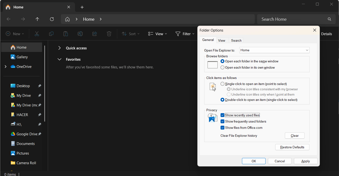 Bug Windows 11: File Explorer does not show "Recent files" menu ...
