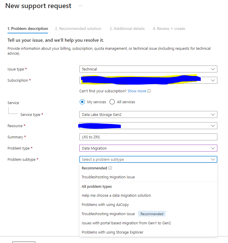 Migrate Storage Account Gen2 Datalake From Grs To Zrs Microsoft Qanda