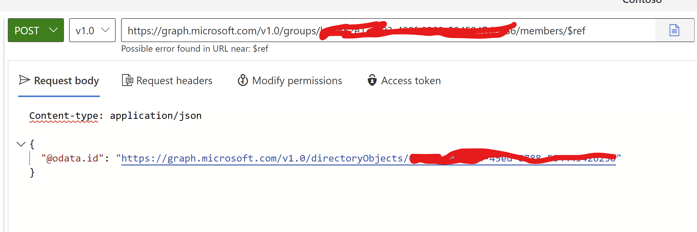 I am successfully able to make HTTP request to azure active directory ... I am successfully able to make HTTP request to azure active directory ...