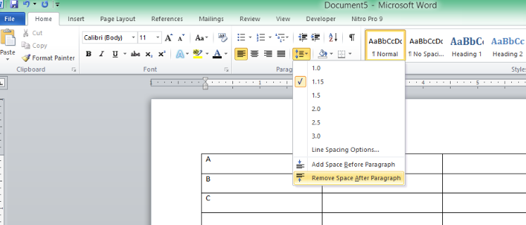 Cell formatting in Word - Microsoft Q&A