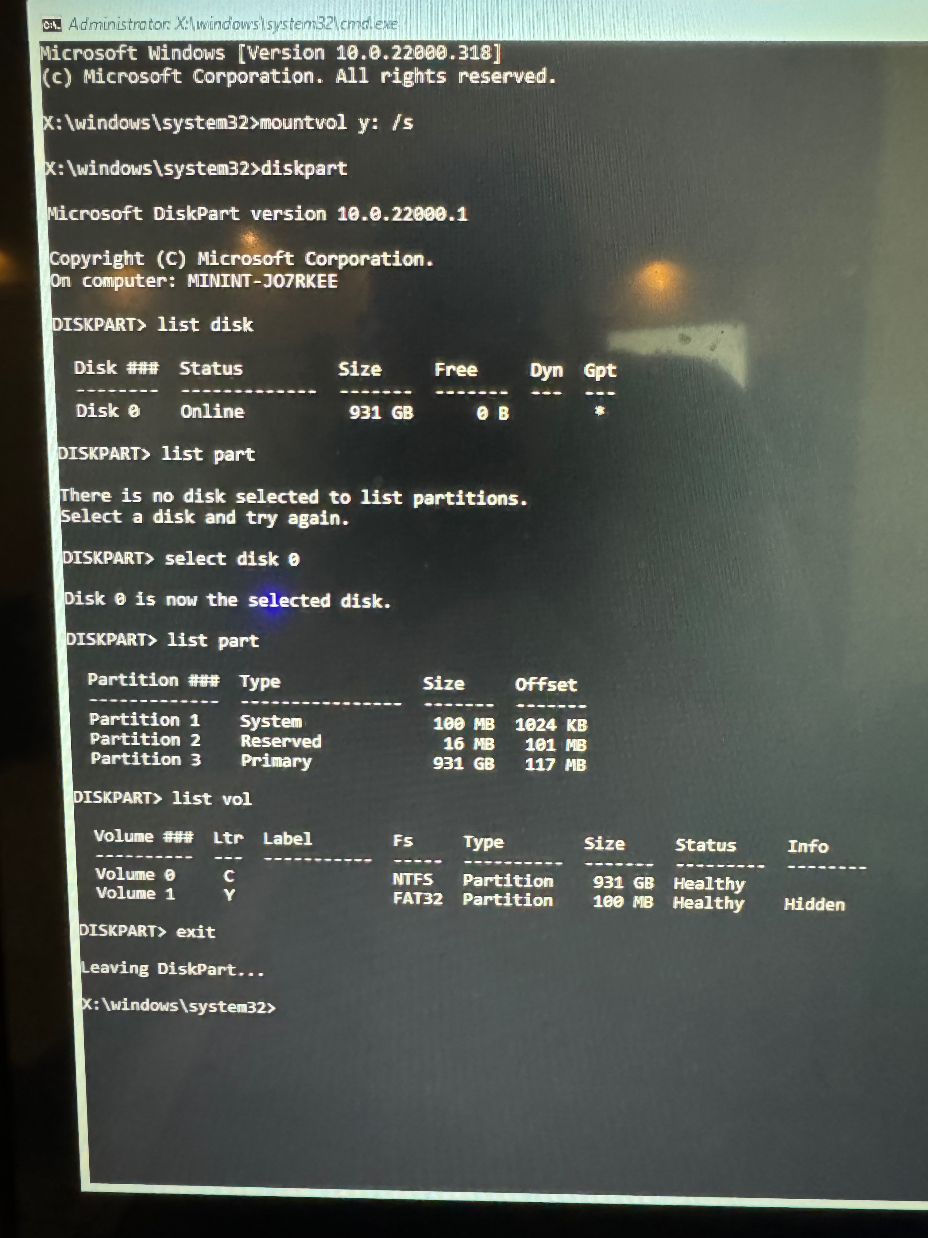 error 0xc000000e "A required device isn't connected or can't be ...