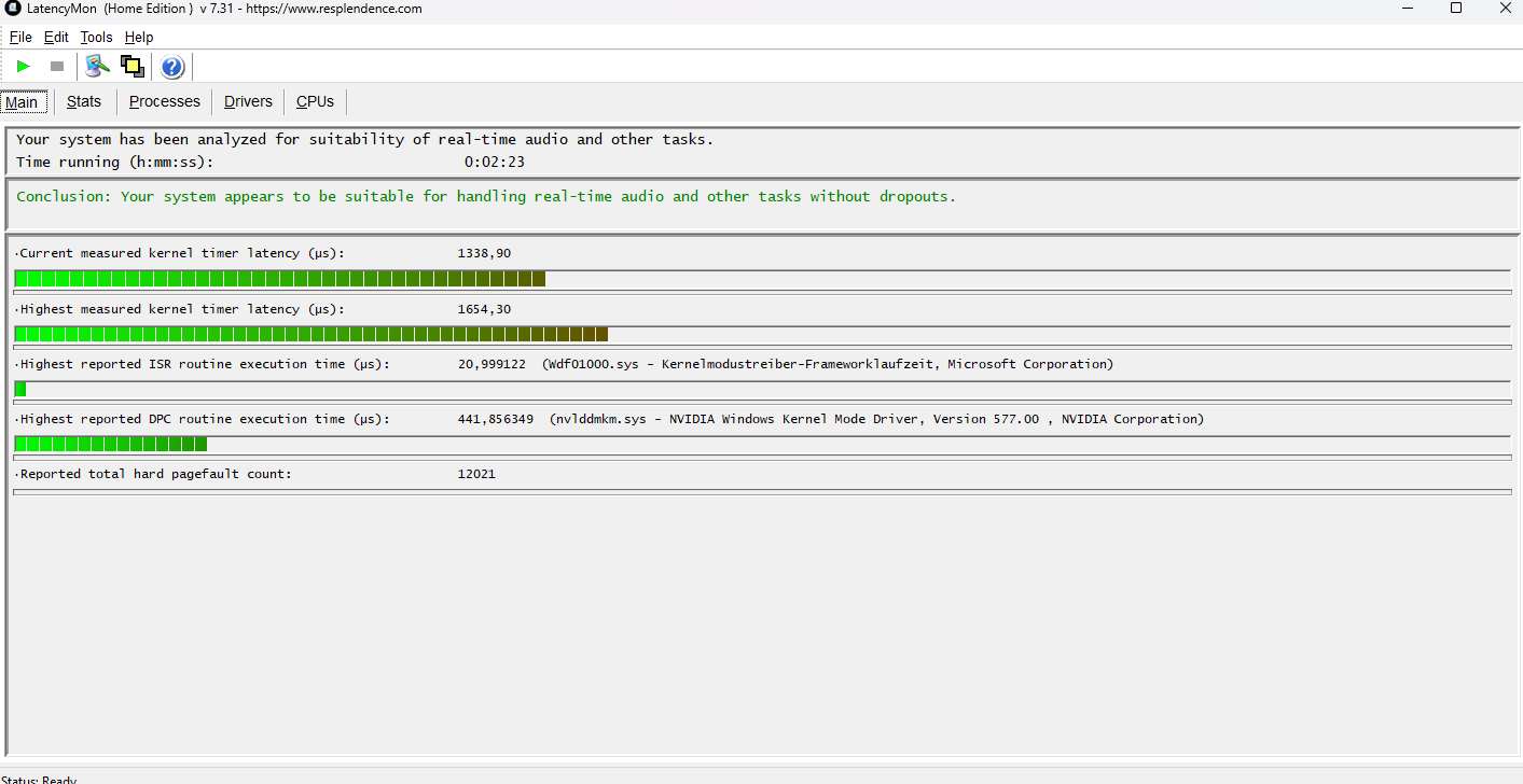 I need help fixing my kernel timer latency - Microsoft Q&A