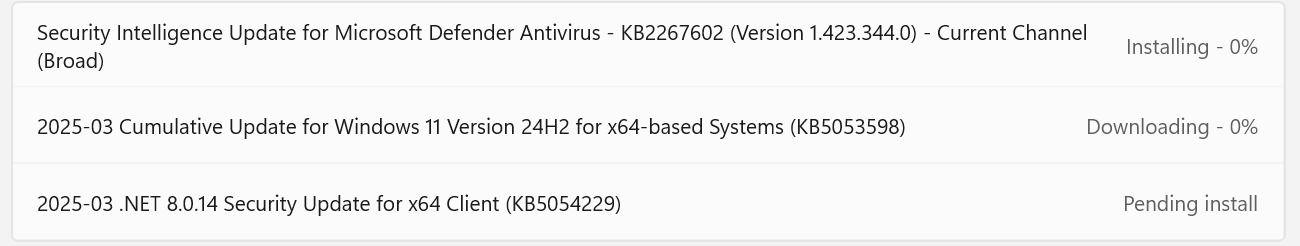 Build 26100.3476, KB5053598 out to R.P. channel. - Microsoft Q&A