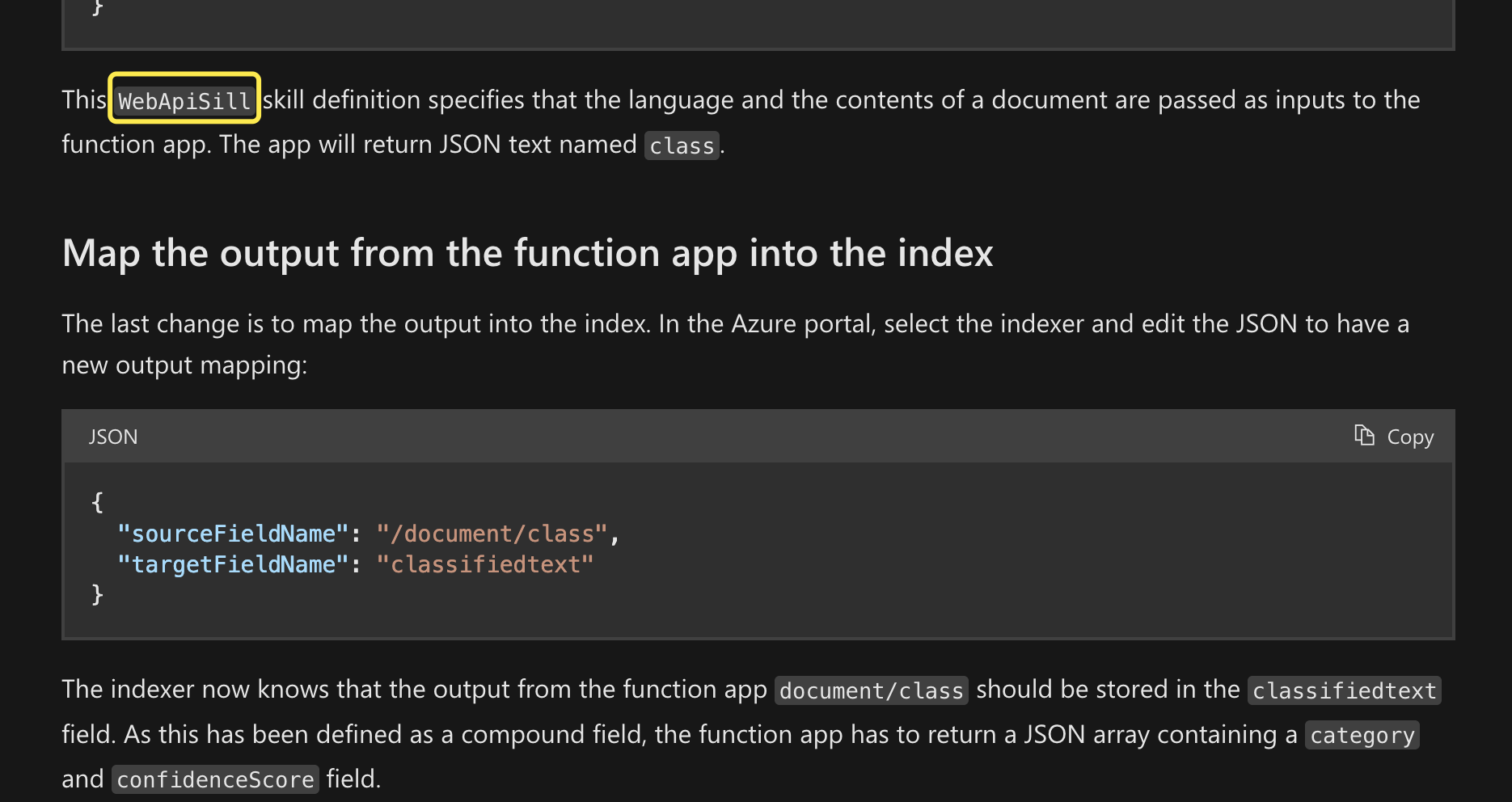 typo in Enrich a search index in Azure AI Search with custom classes and Azure AI Language -Edit ...