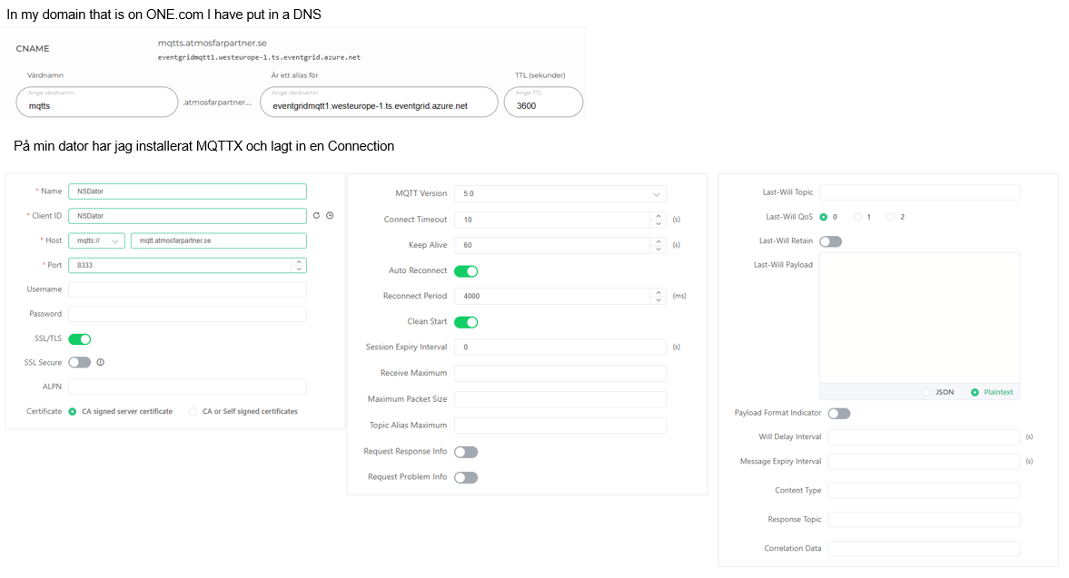 Mqtt Server På Azure Event Grid Namespace Conect Withe Ssl Microsoft Qanda