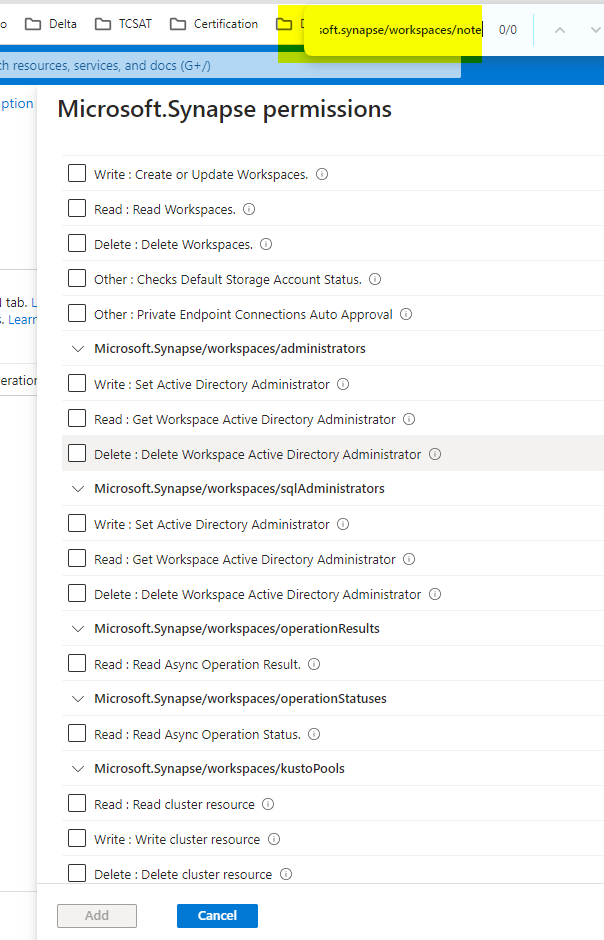 Custom Synapse Role - subset of Synapse Contributor - Microsoft Q&A