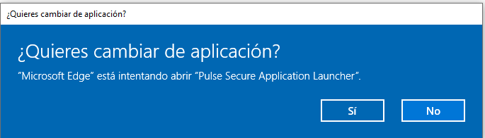Edge shows a dialog box asking to change aplication - Microsoft Q&A