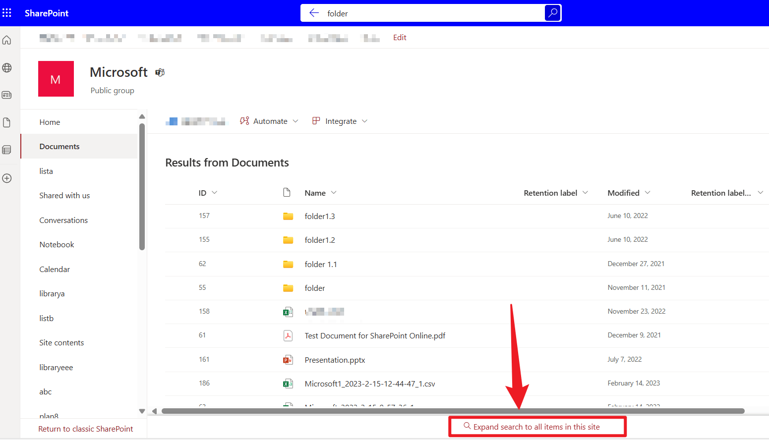 SharePoint search format - Microsoft Q&A