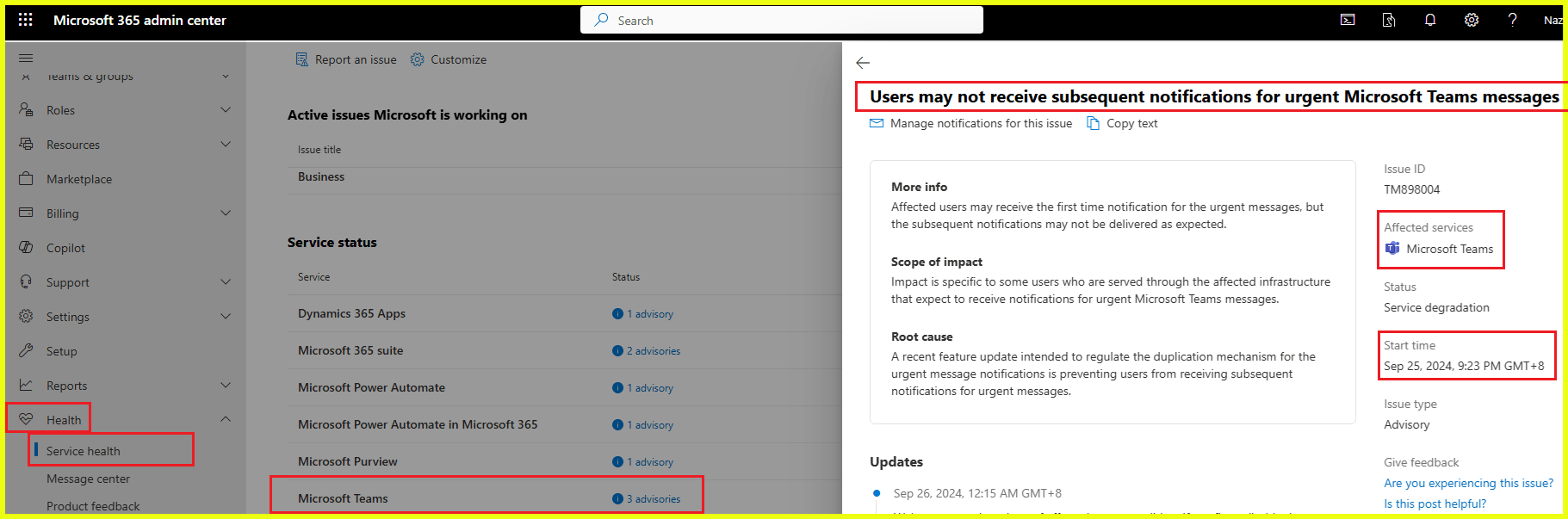 Presence notifications not working - Microsoft Q&A