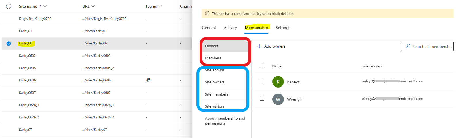 Where to find M365 groups associated with a SharePoint team site ...