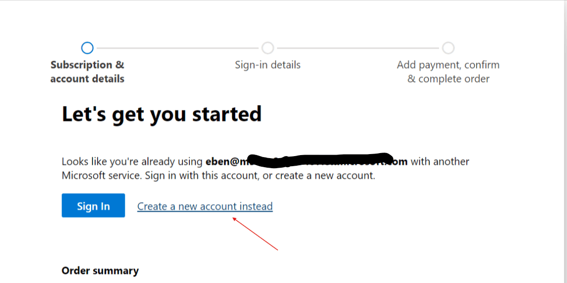 How can I create a Microsoft account if I only have a google workspace ...