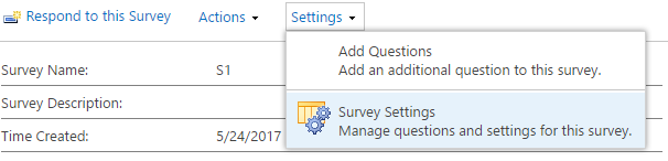 Saving a Sharepoint Survey Template - Microsoft Q&A