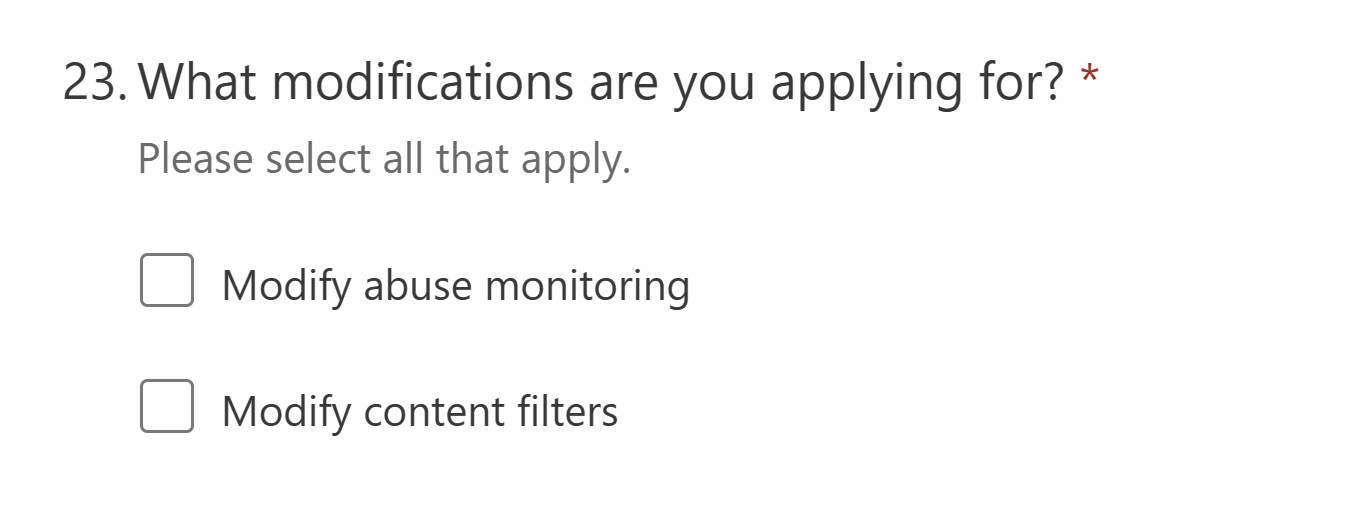 Clarification on the Relationship Between Abuse Monitoring and Content ...