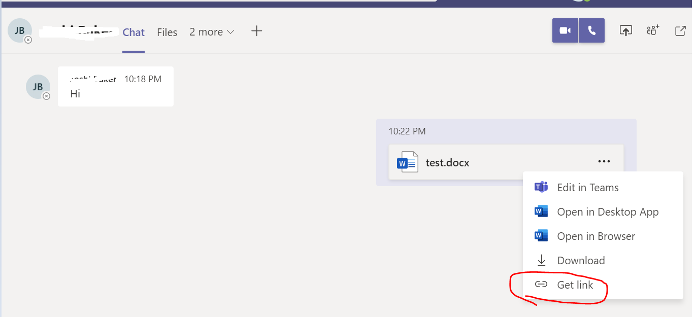 Get link(...attahced file) on MS teams not able to Disable - Microsoft Q&A
