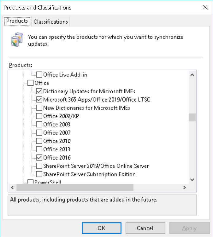 WSUS and Updates for Office LTSC Pro 2024 on Windows Server DC 2022 ...
