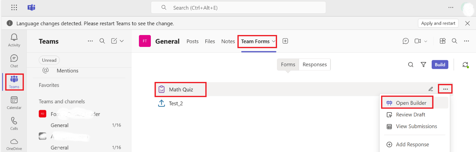 Rename re-used forms. - Microsoft Q&A