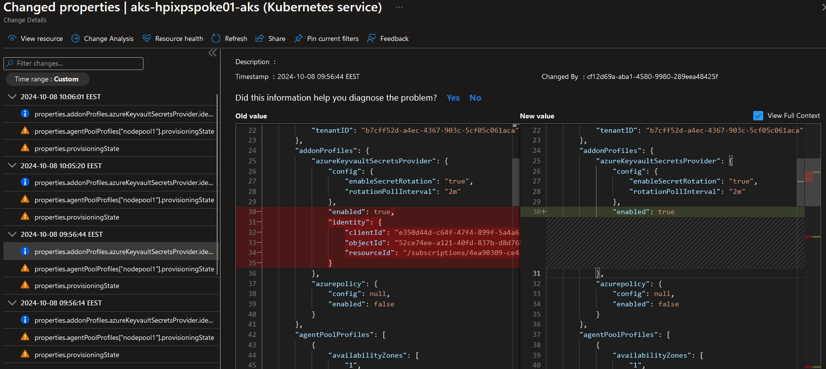 Ensuring ARM template idempotency for Azure Kubernetes Service ...