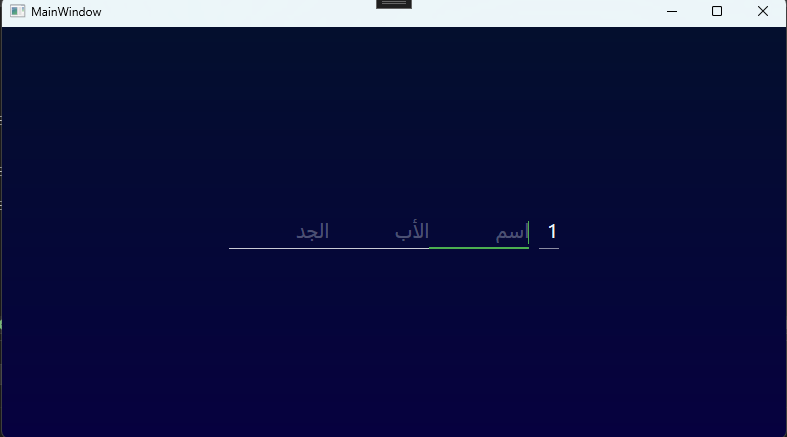 How can i Create a three in one TextBox in WPF C# that Shows a FullName? - Microsoft Q&A