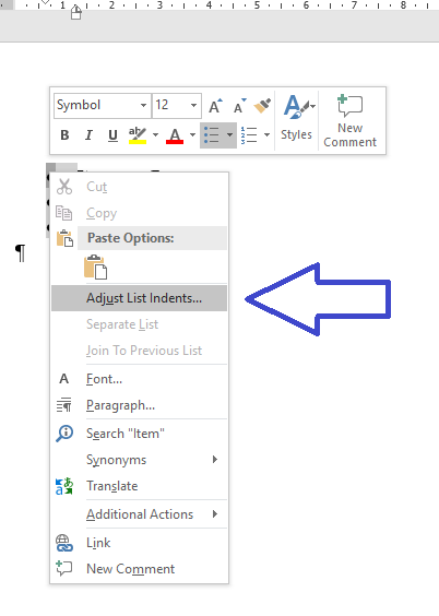 Word spacing with bullets - Microsoft Q&A