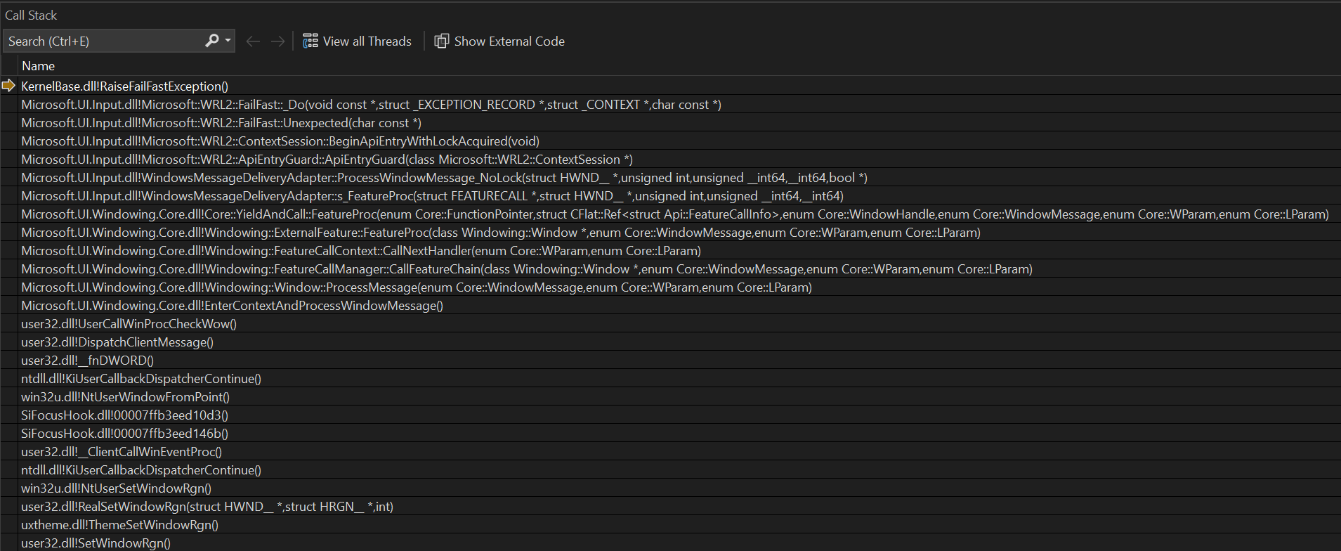Microsoft.UI.Input.dll crashes multiple WinUI apps on startup - Microsoft Q&A