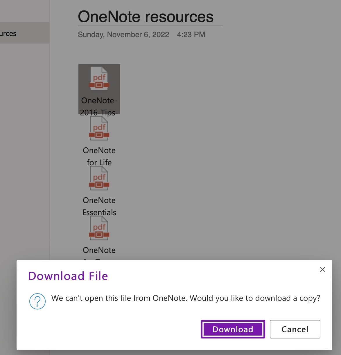 PDF won't open in OneNote on Microsoft 365 - Microsoft Q&A