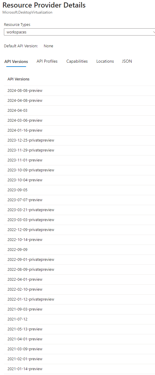 "How to check if the update to Desktop Virtualization API v. 2024-04-08-preview or v. 2024-04-03 ...