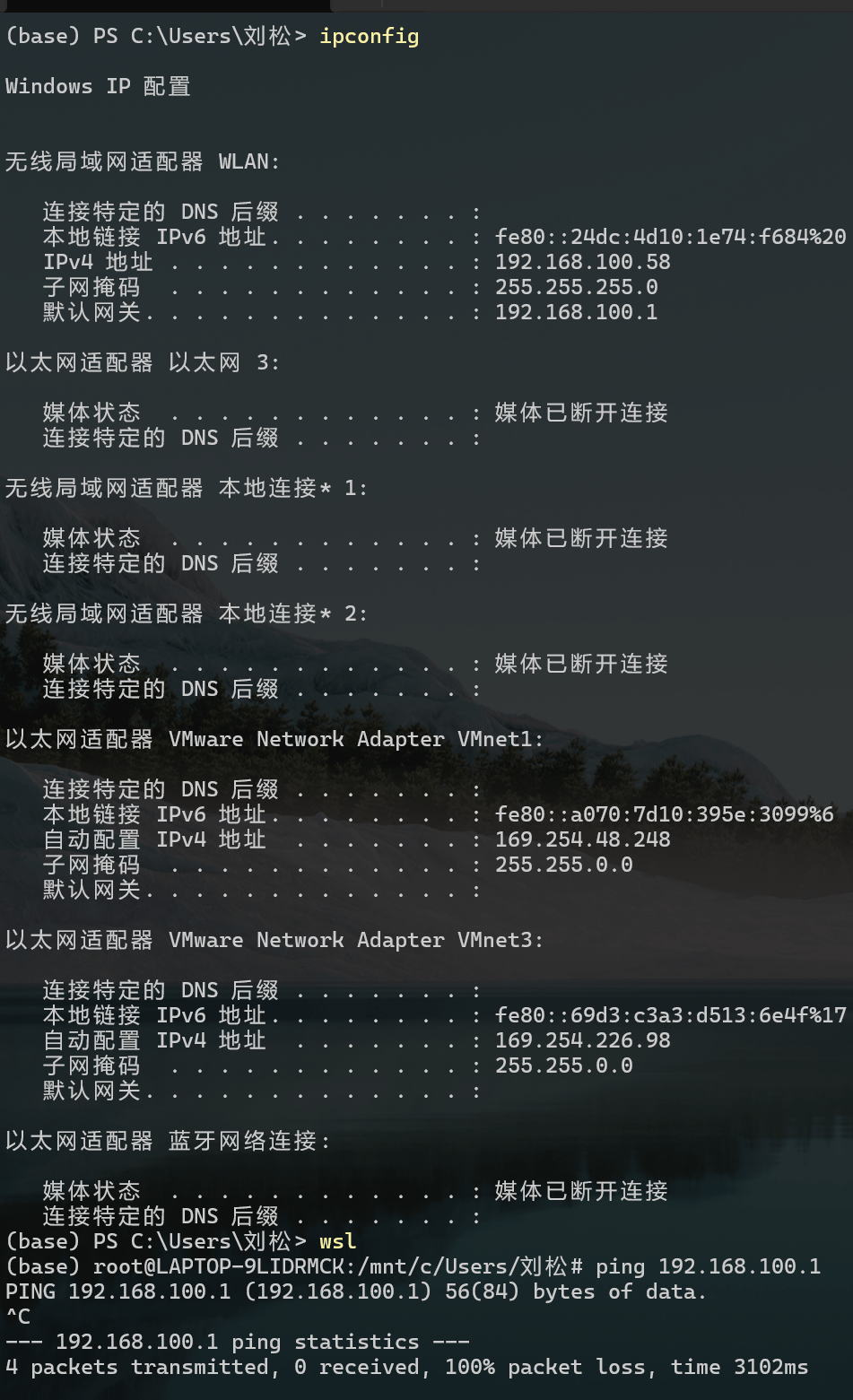 WSL2 无法连接互联网 - Microsoft Q&A