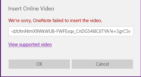 Embedding Stream on Sharepoint videos in OneNote - Microsoft Q&A