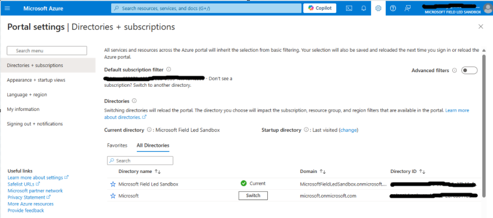 Unable to create services - Microsoft Q&A