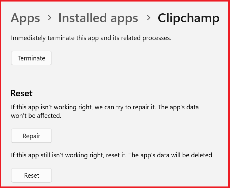 Clipchamp not finding located files - Microsoft Q&A