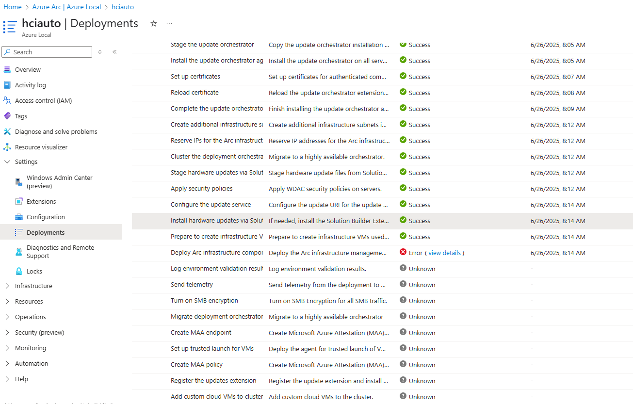 Azure Stack HCI Deployment issue - Microsoft Q&A