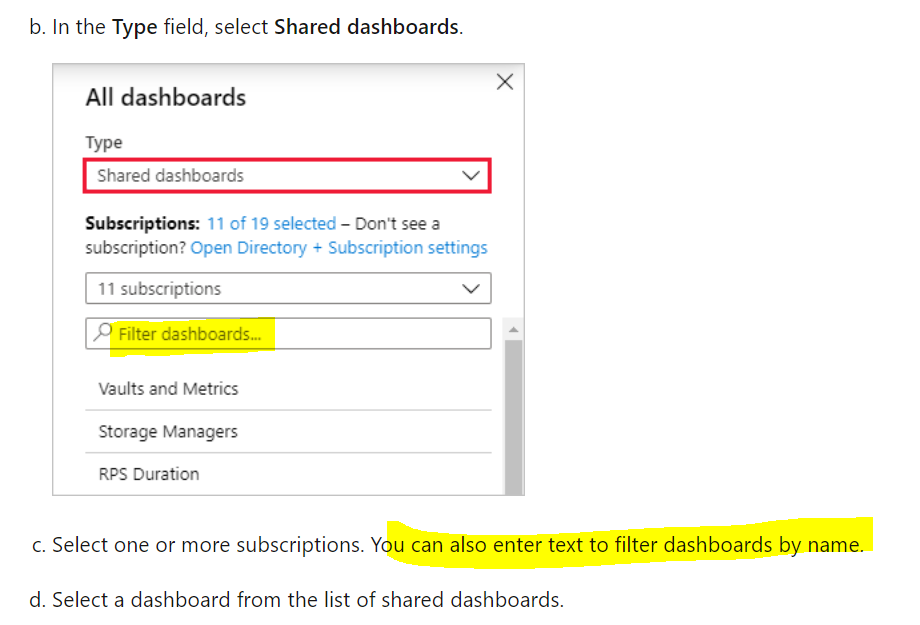 Azure Dashboards Filtering Option - Microsoft Q&A Azure Dashboards Filtering Option - Microsoft Q&A