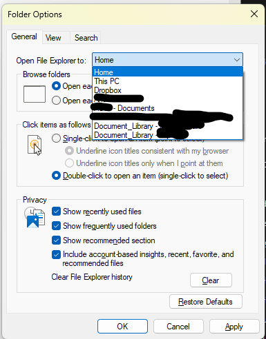 Window 11 - quick access menu disappeared, no pinned files/folder ...