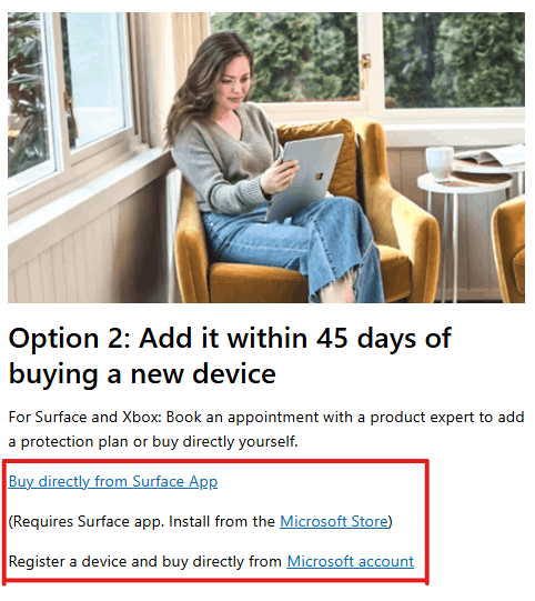How do I purchase microsoft complete after purchasing surface laptop from third party ...