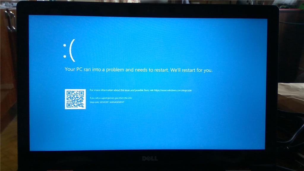 Memory management BSOD when installing Windows 10 (Memory management ...