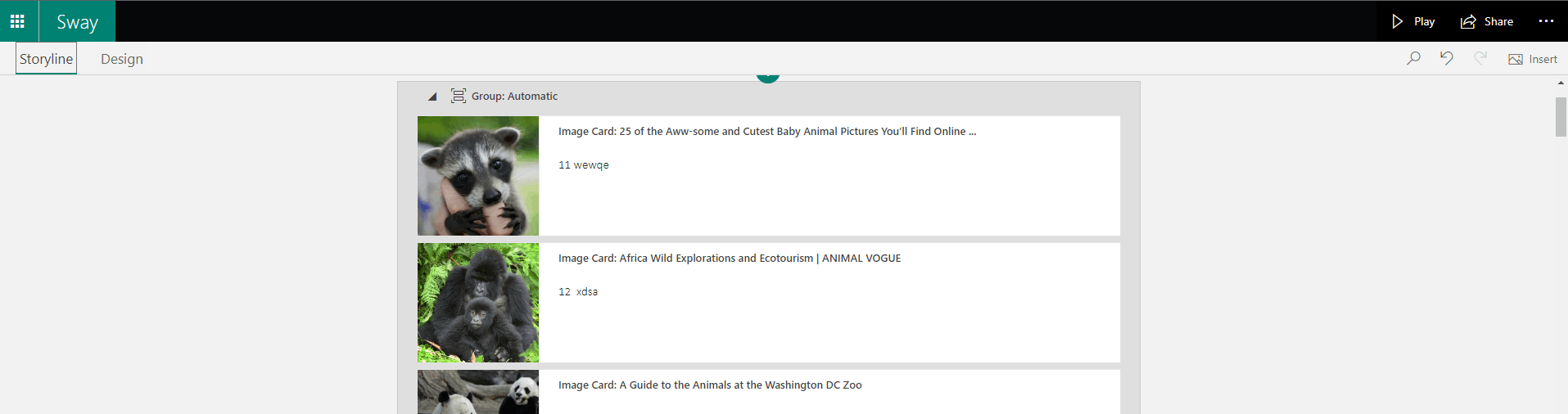 Sway Captions in Photo Grid - Microsoft Q&A