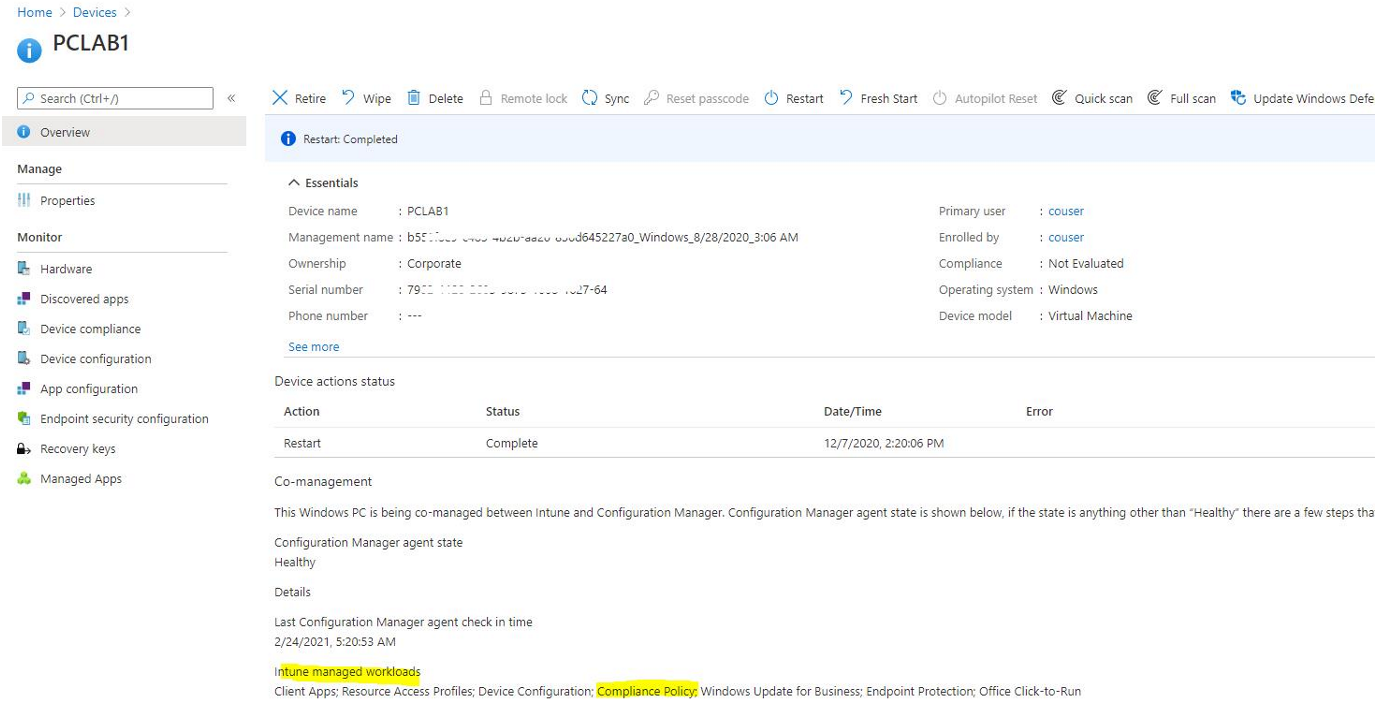 Intune And Sccm Configuration Manager State Unkown Microsoft Qanda
