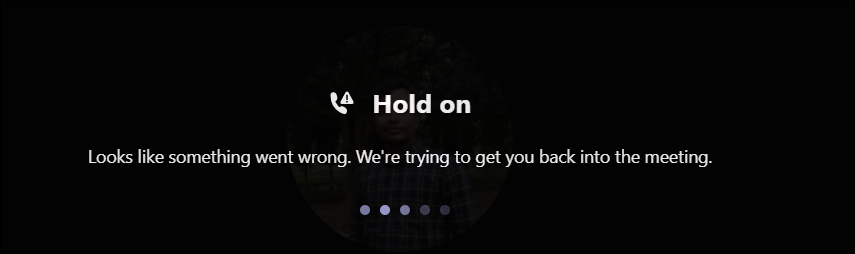 Teams call drop issue. Hold on, looks like something went wrong. We're ... Teams call drop issue. Hold on, looks like something went wrong. We're ...