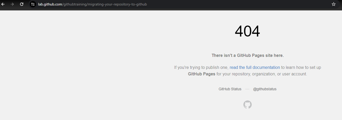How to access Lab course Migrating your repository to GitHub? - Microsoft Q&A