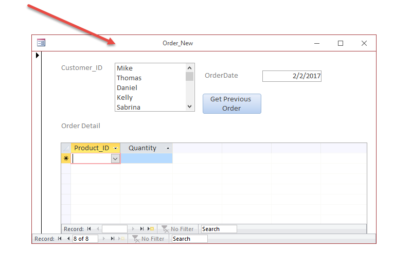 Access 2016 - Form Title Bar Color - Microsoft Q&A