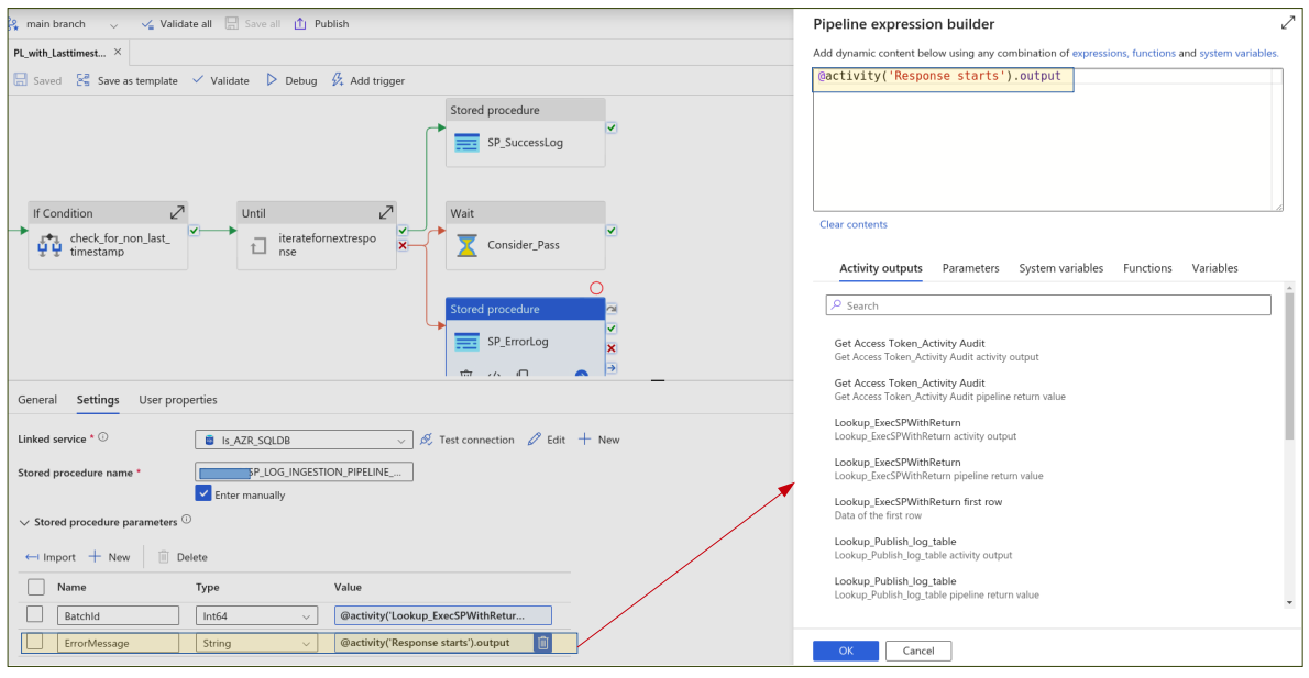 How To Add Log Tables For Pipeline Has Set Of Activities Microsoft Qanda 