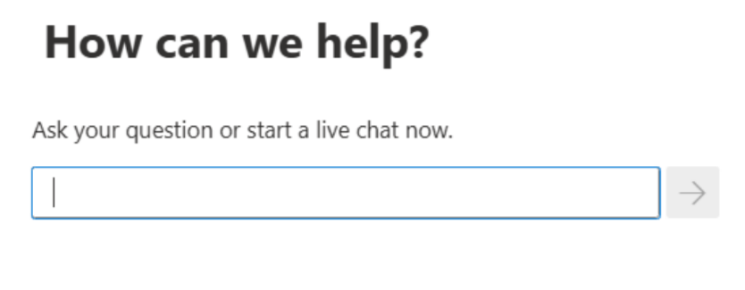 How can I contact a live support representative to make my Microsoft ...