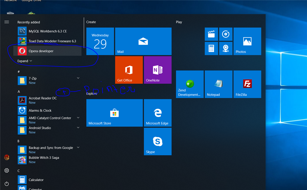 Windows 10 Start Menu Mouse Pointer Issue - Microsoft Q&A
