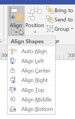 Visio Shape Alignment - loss of functionality - Microsoft Q&A