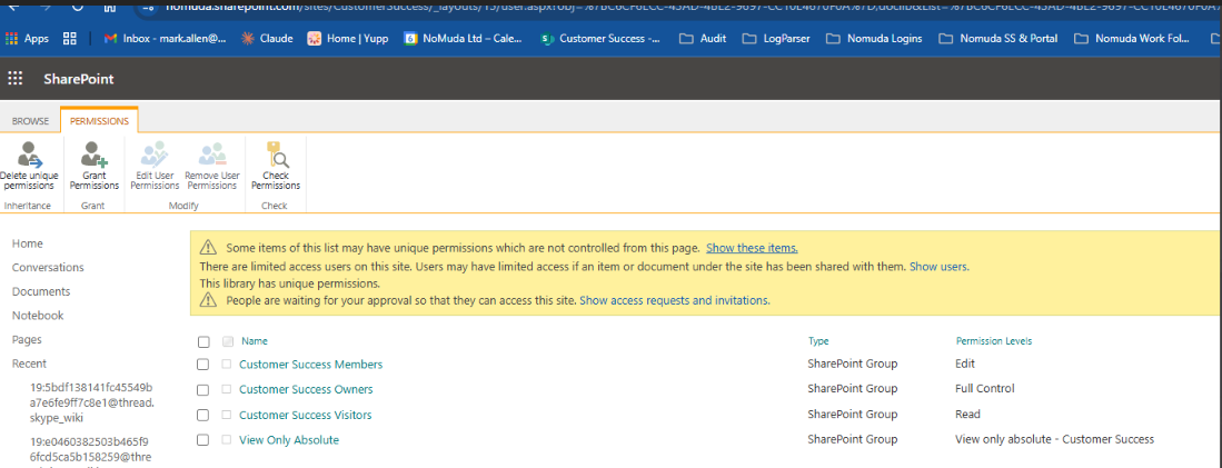 Edit' rights tries editing a document from a different device or ...