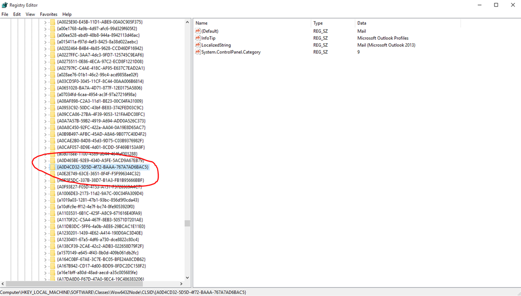 2x mail icons in control panel - Microsoft Q&A